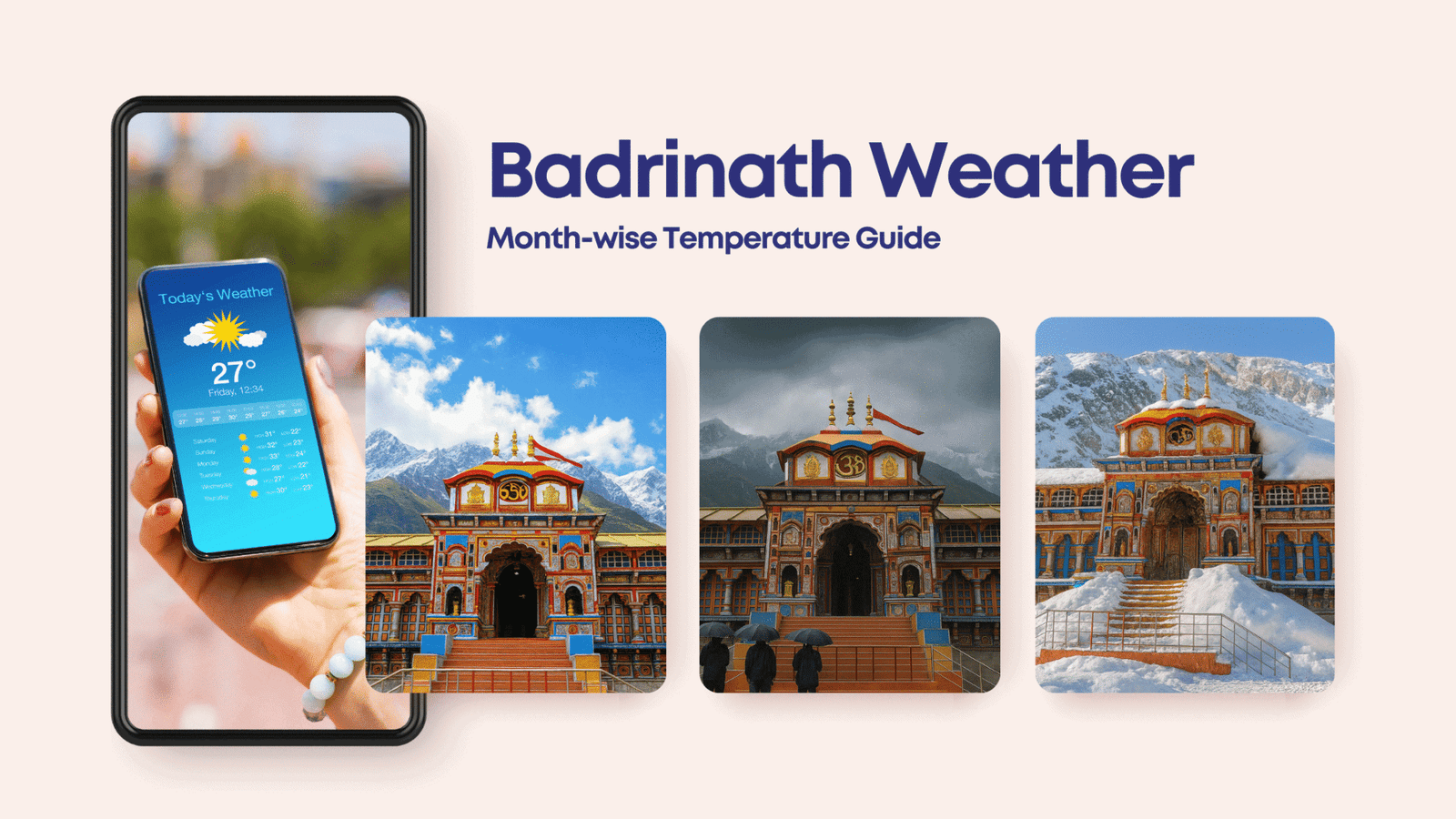 Badrinath Weather - Month-wise Temperatures & Travel Tips - Travel Vaidya